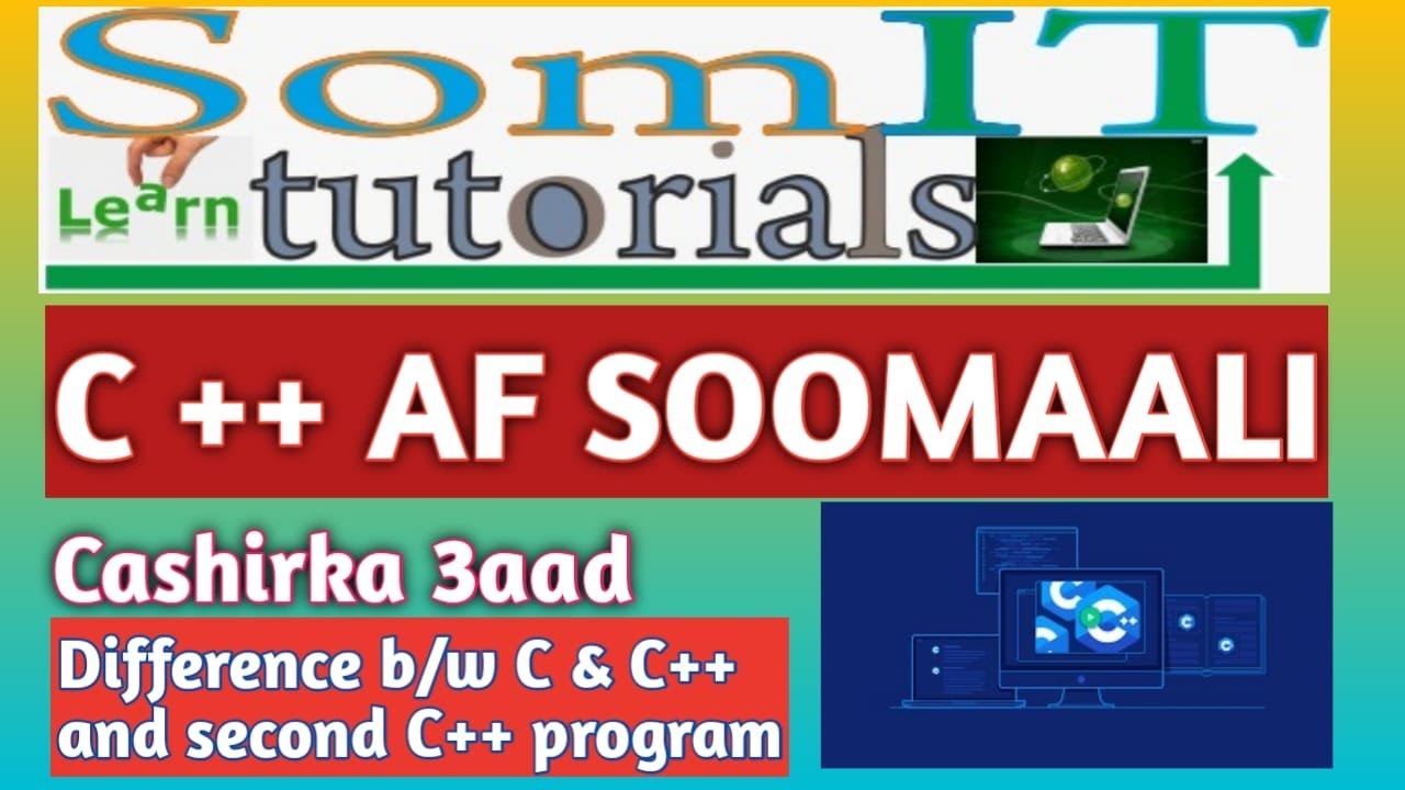 C Af Somali C Programming Vs C 3 Youtube 5484