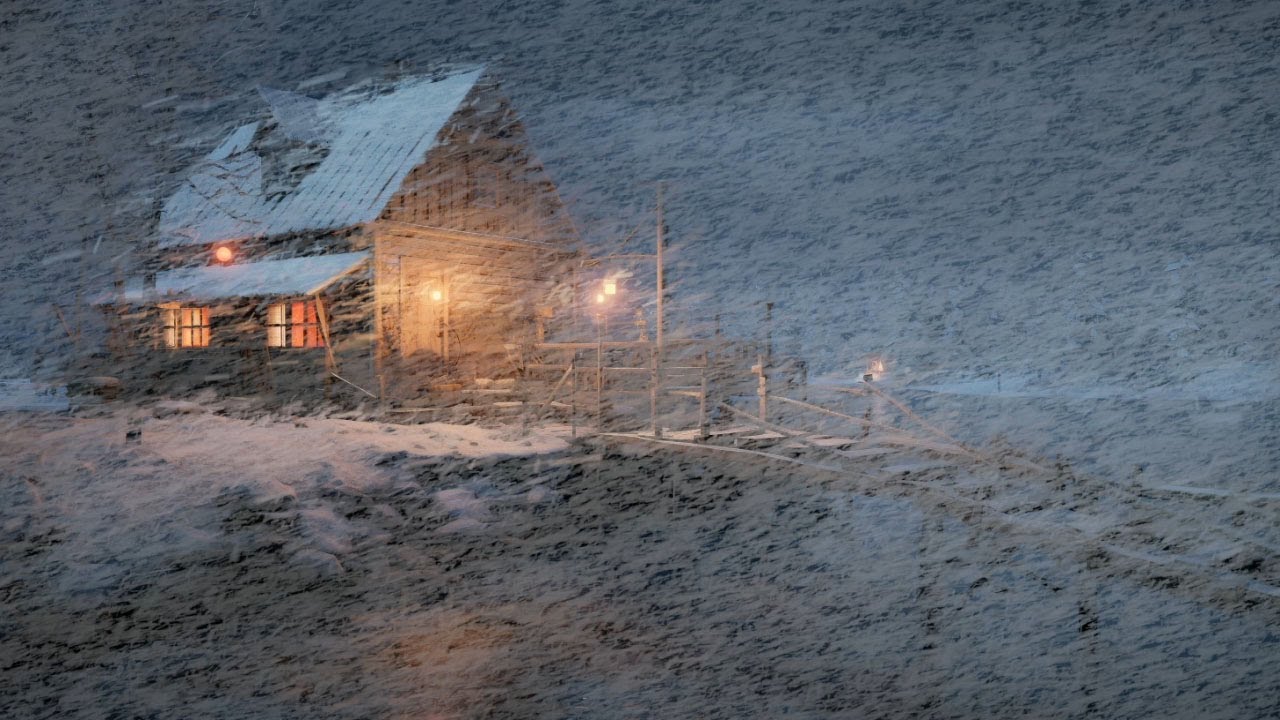 Winter Snowstorm Wind Sounds to Sleep┇Heavy Howling Wind & Winter Storm ...