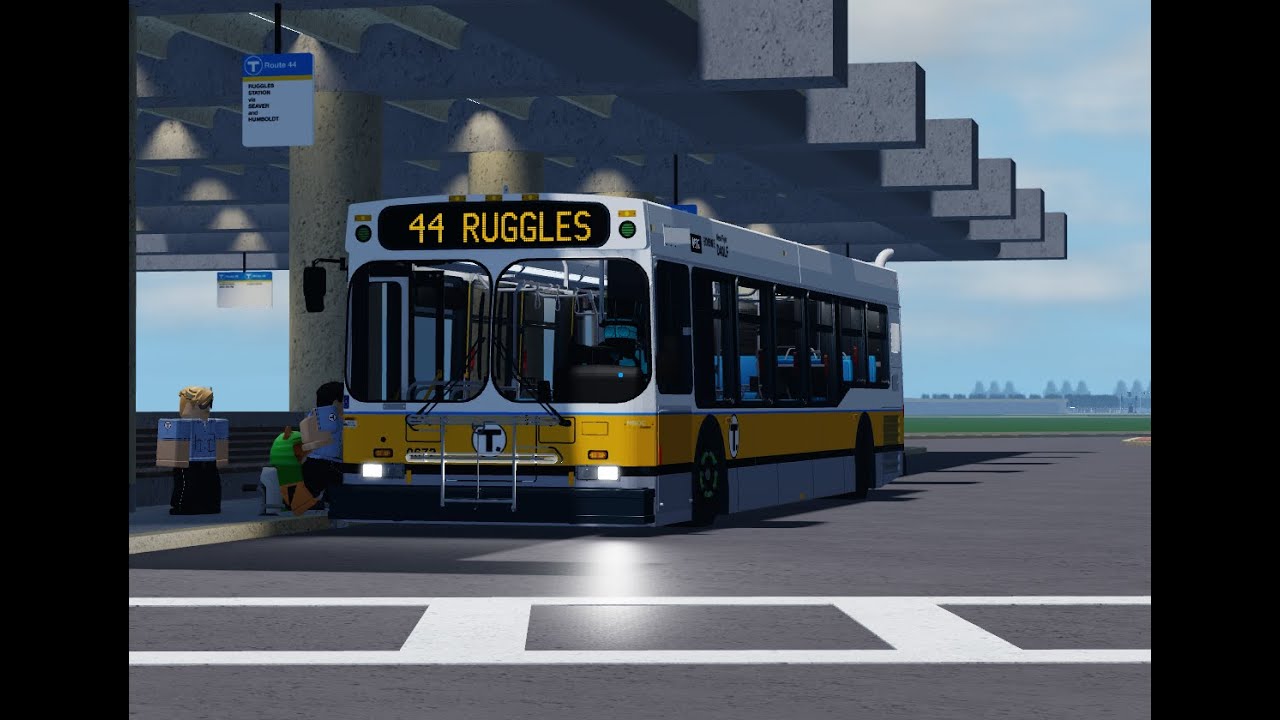 MBTA Roblox MBOC Gen 3 2006 D40LF 0672 On Route 44 To Jackson FT Andrew ...