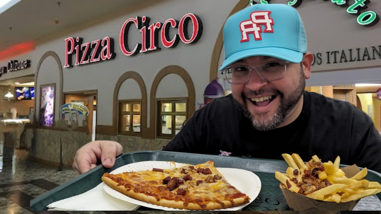 PIZZA CIRCO: Y el Poderoso Pedazo de PASTRAMI y CEBOLLA 🇵🇷 - YouTube