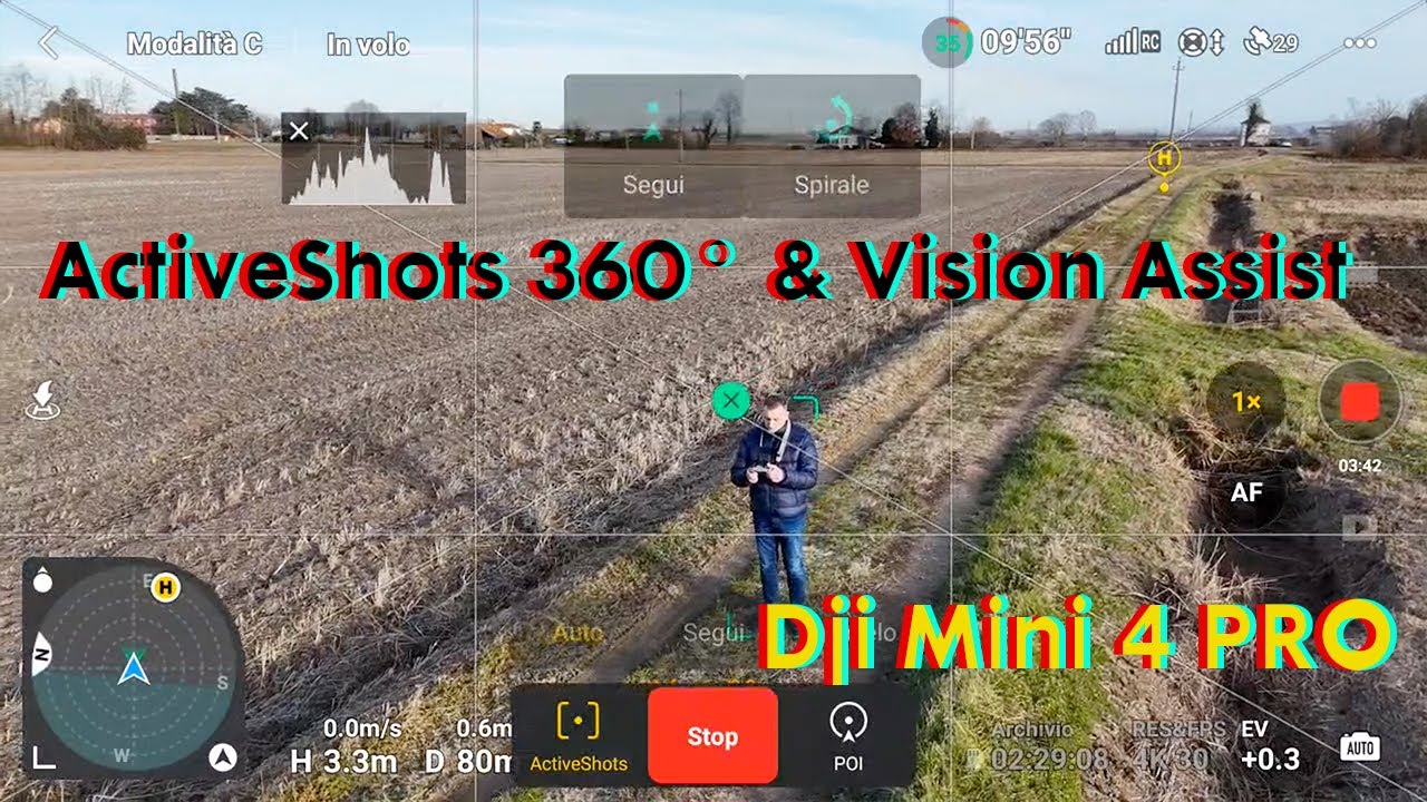 DJI Mini 4 PRO nuove funzioni ActiveShots 360° e Vision Assist #dji # ...