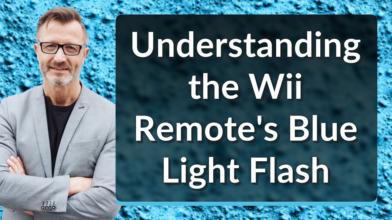 Understanding the Wii Remote's Blue Light Flash - YouTube