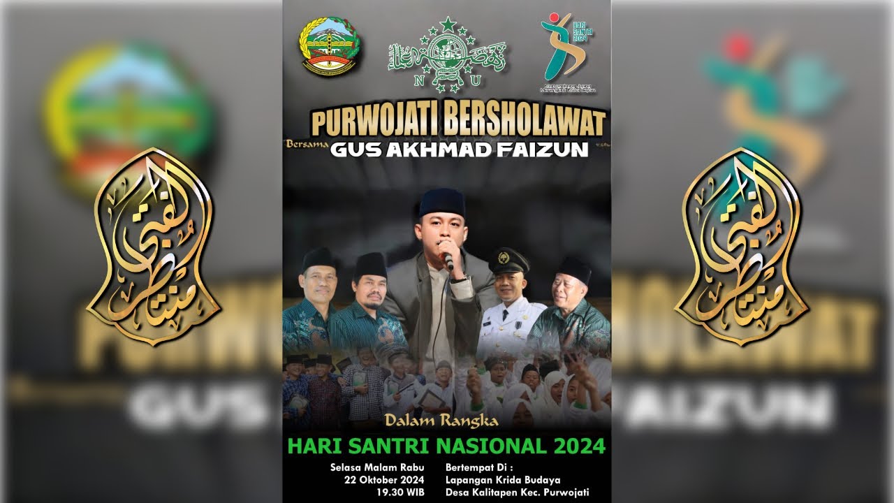 PURWOJATI BERSHOLAWAT DALAM RANGKA HARI SANTRI NASIONAL 2024 BERSAMA ...