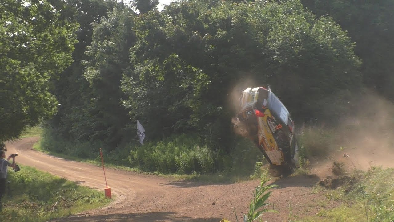 Shell Helix Rally Estonia 2019 K. JOHNSRØD CRash - YouTube