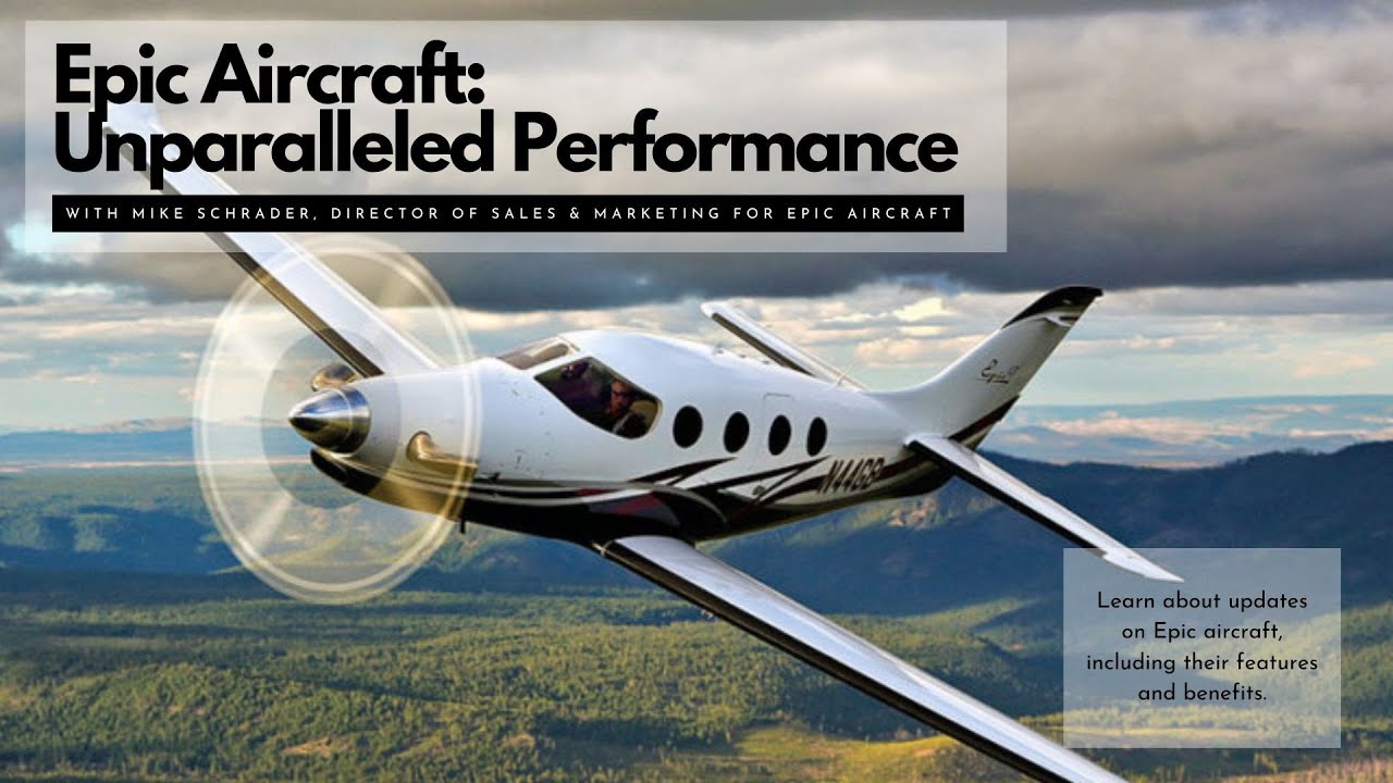 Epic Aircraft: Walk through of the Epic E1000 GX - YouTube