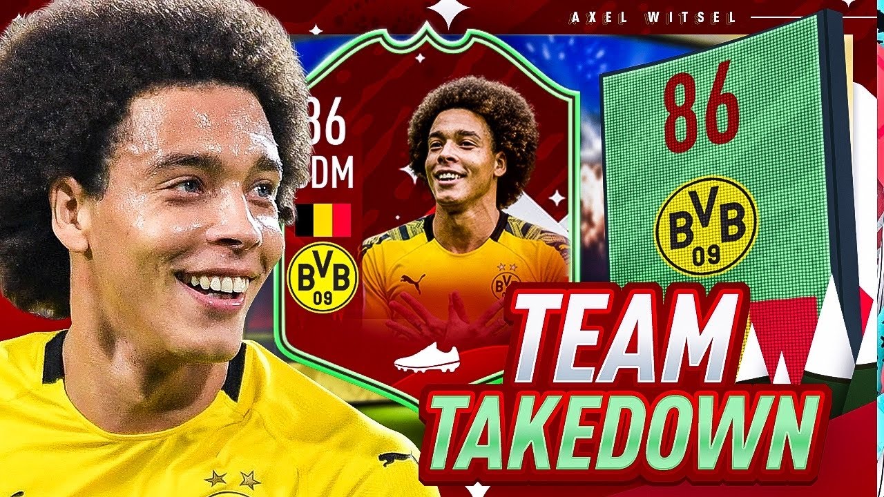 THE FIRST FUTMAS CARD!!! FUTMAS WITSEL TEAM TAKEDOWN!!! - YouTube