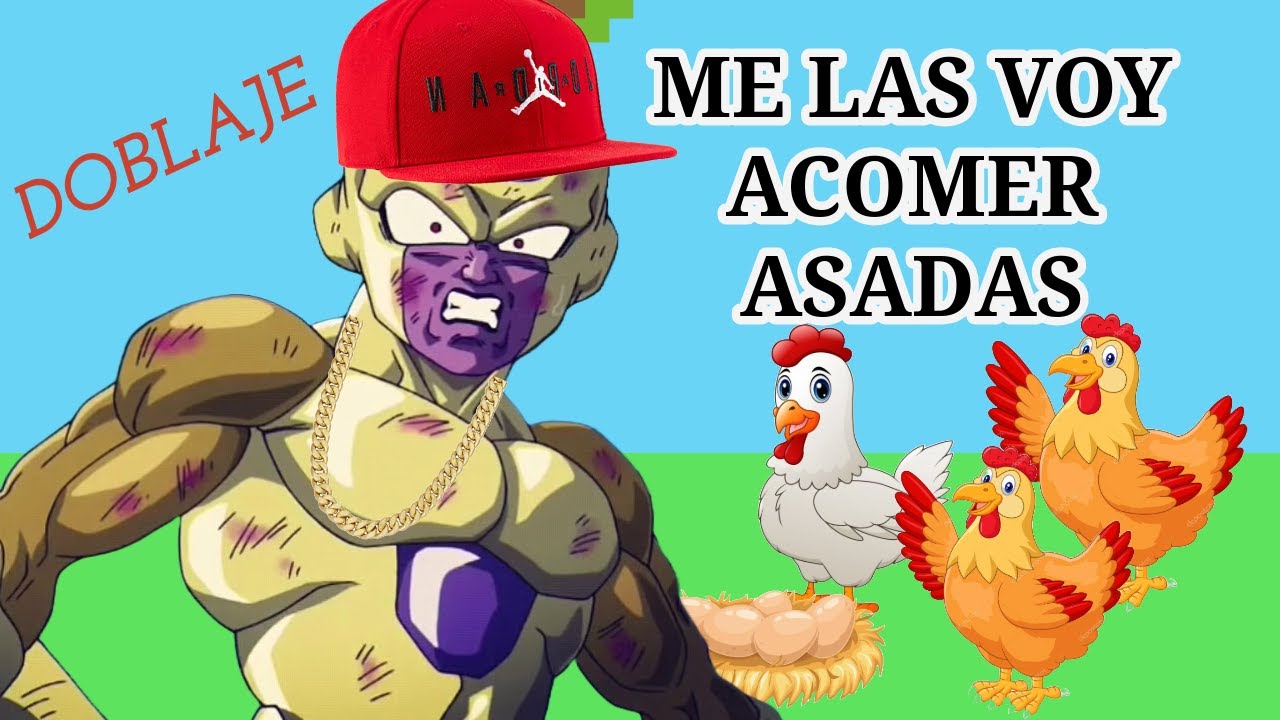 DRAGON BALL Z freezer le roba los pollos a goku - YouTube
