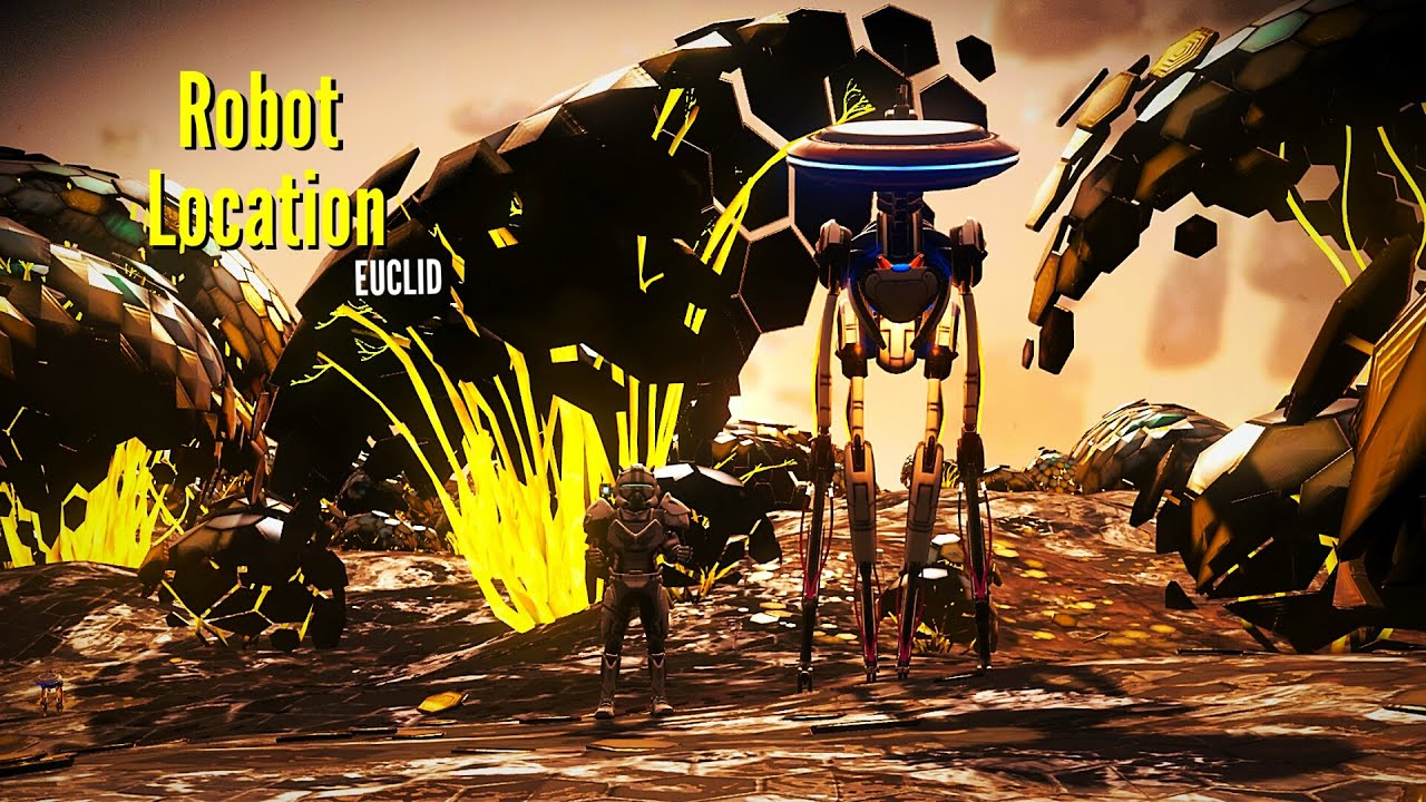 No Mans Sky - Robot Fauna Location - Euclid - Companions Update - - YouTube