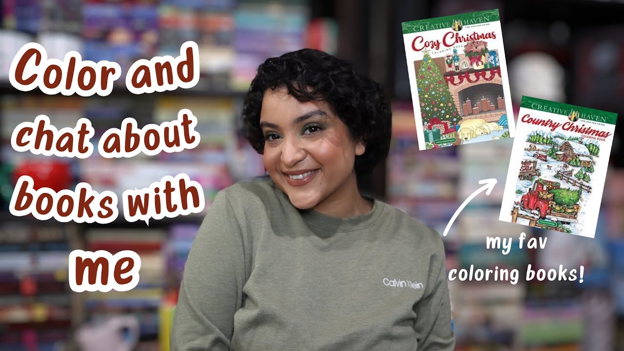 Color & Chat About Books With Me | Vlogmas Day 16🎄 - YouTube