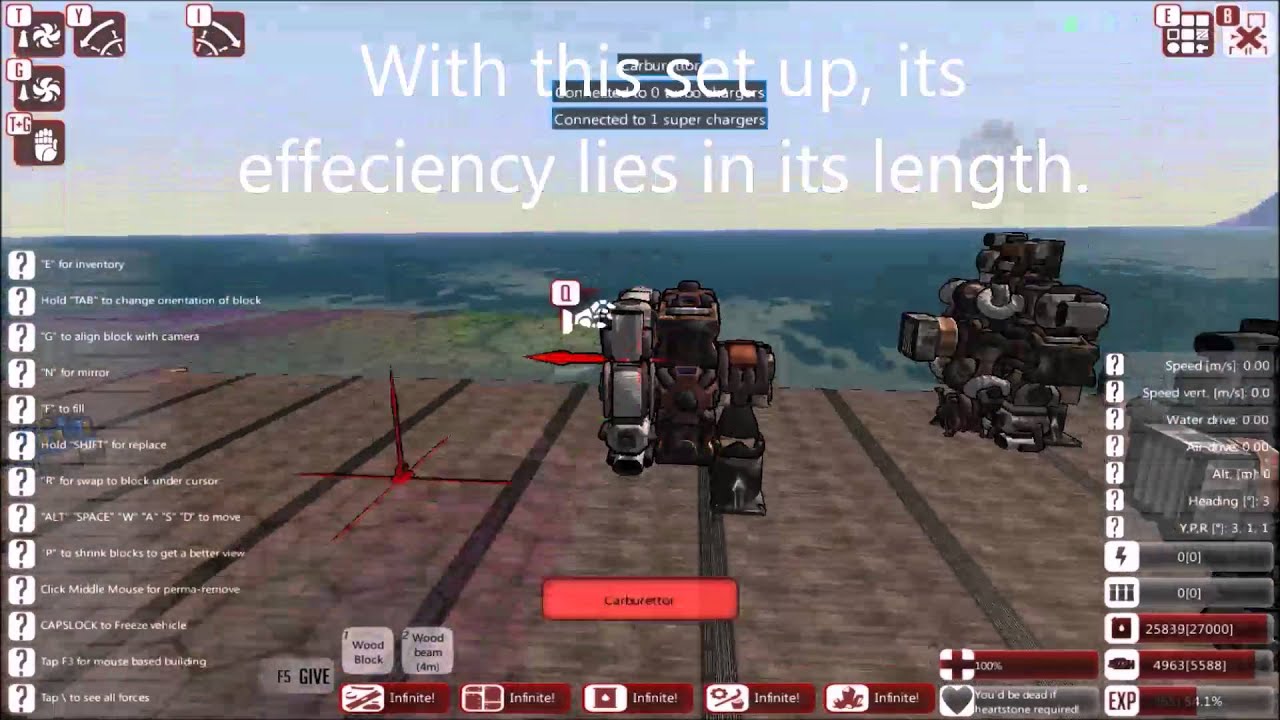 [From The Depths]How to Build Engine-MOAR power[Localised Resources ...