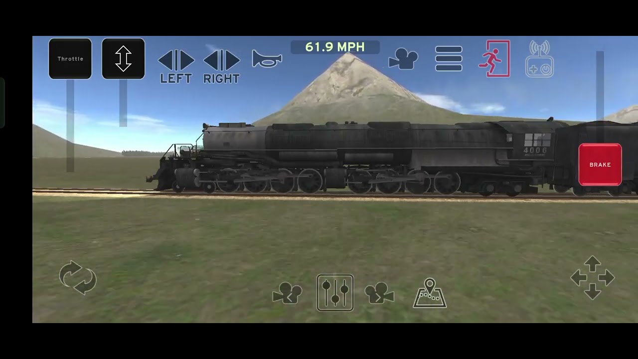 United States bigboy 4014 trainz game. - YouTube