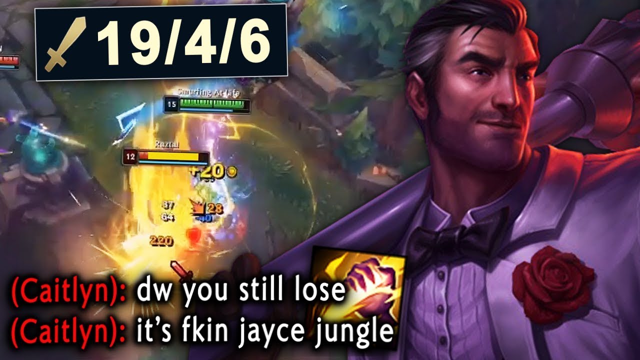 #1 Jayce WORLD shows Platinum elo the hidden power of JAYCE JUNGLE ...