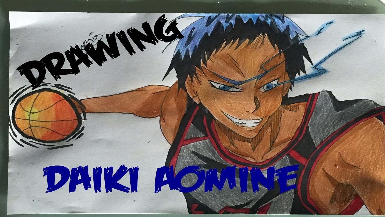 Drawing Daiki Aomine from Kuroko no Basket || 無バスケット黒子からダイキAomineを描きます ...