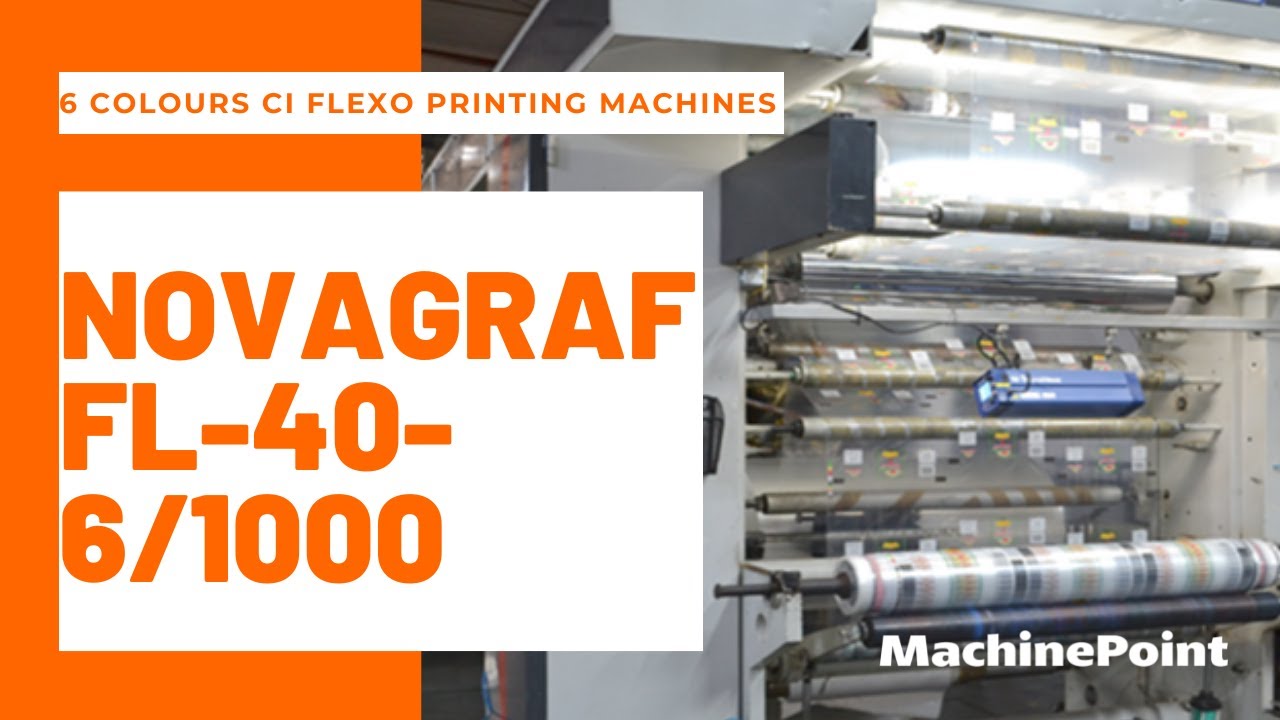 NOVAGRAF FL-40-6/1000 6 Colours CI Flexo Printing Machines | NOVAGRAF ...