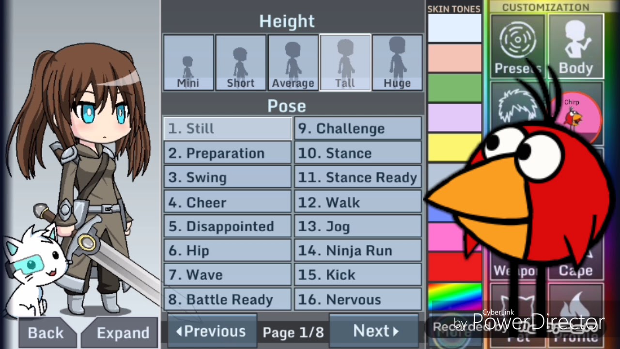 Making peep and the big wide world characters in gacha studio - YouTube