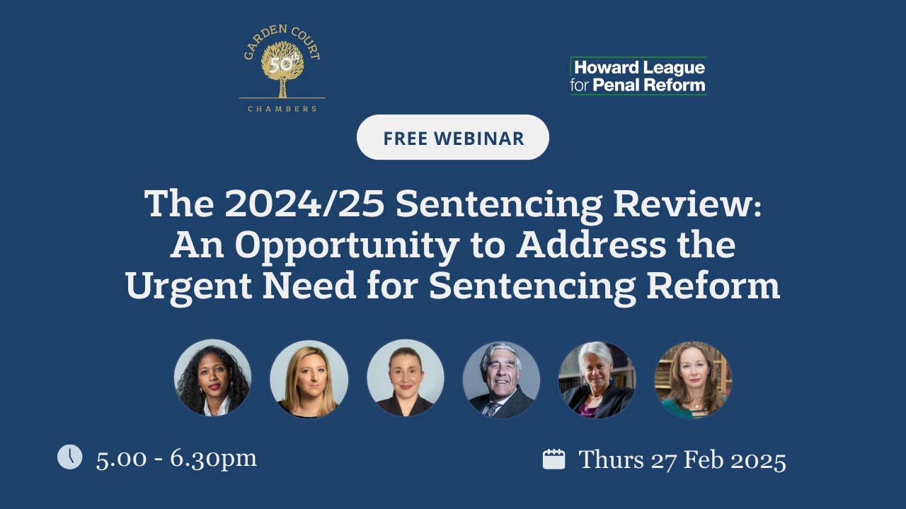 The 2024/25 Sentencing Review - 27 Feb 2025 - YouTube
