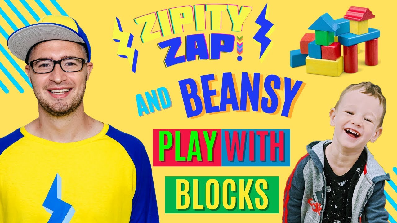 ZIPITY ZAP and Beansy Play With Blocks | Education Video For Kids - YouTube