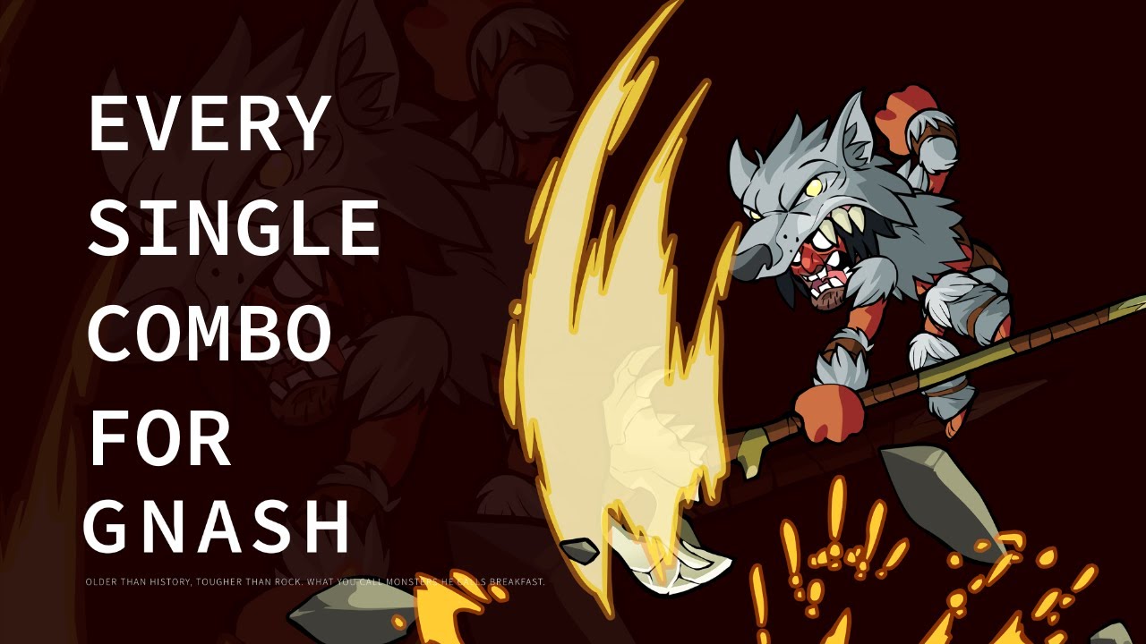 Brawlhalla guide | Gnash combo compilation - YouTube