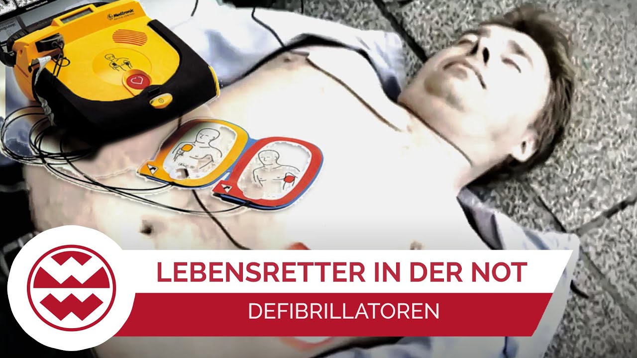 Herzinfarkt: so benutzt man einen Defibrillator! | Welt der Wunder ...