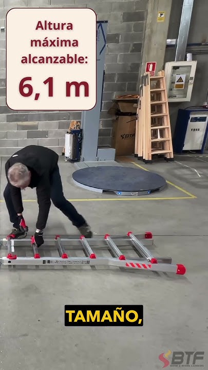 BTF | Escalera Telescópica Multiposiciones BTF 20 Peldaños - Versatilidad y Seguridad | BTF ...