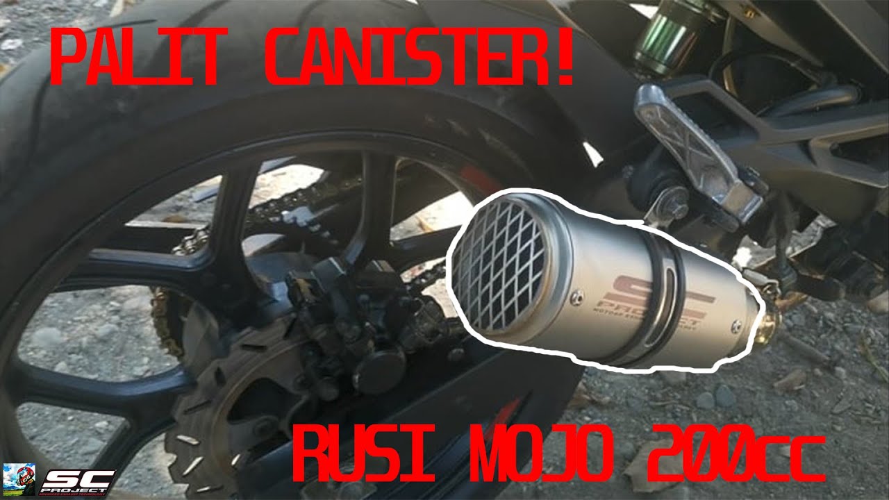 SC PROJECT Canister! |In my RUSI MOJO 200cc| Sound Check! | Road Test ...