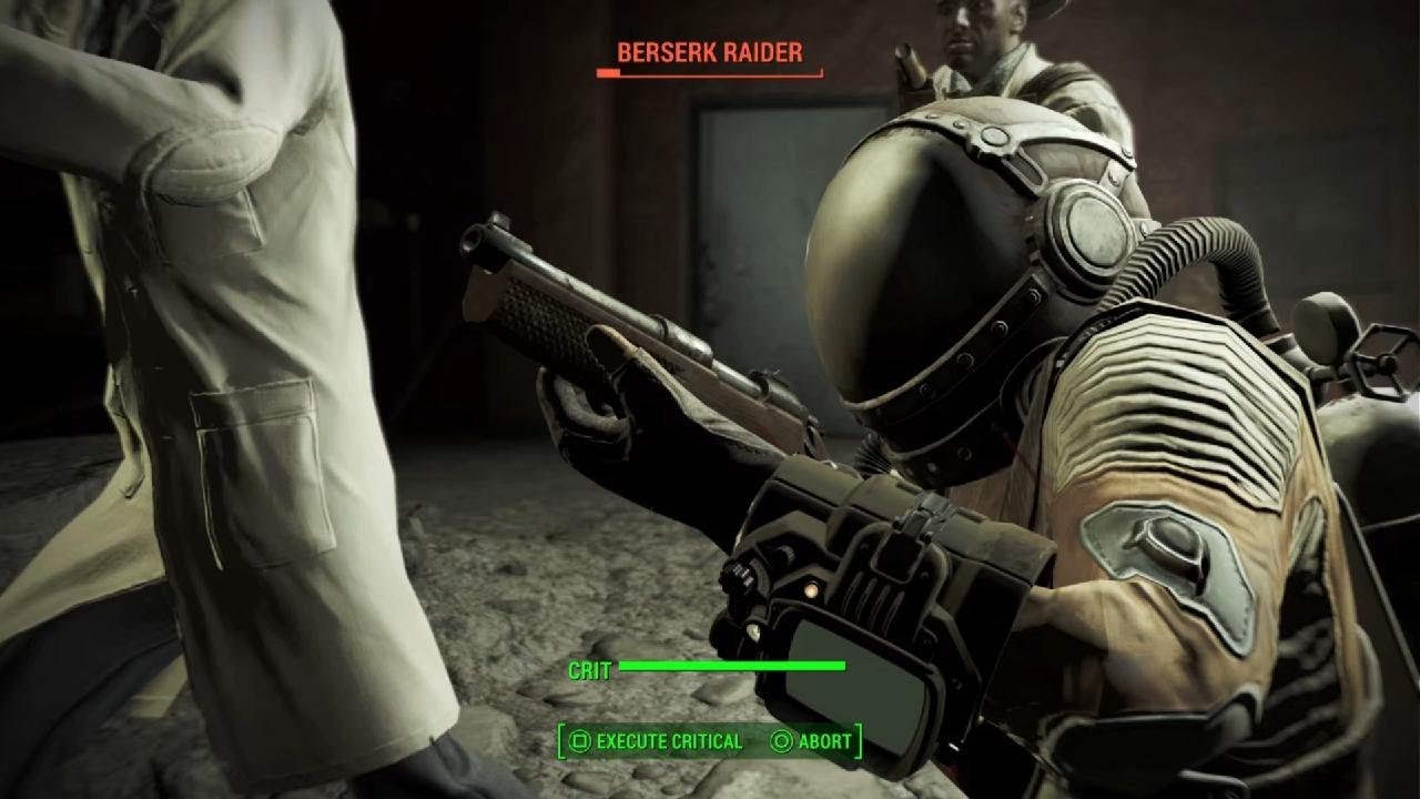 Fallout 4 - The Most Cinematic VATS Kill - YouTube