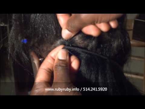 Malaysian Braidless Sew-In Weave @ RubyRuby.info - YouTube