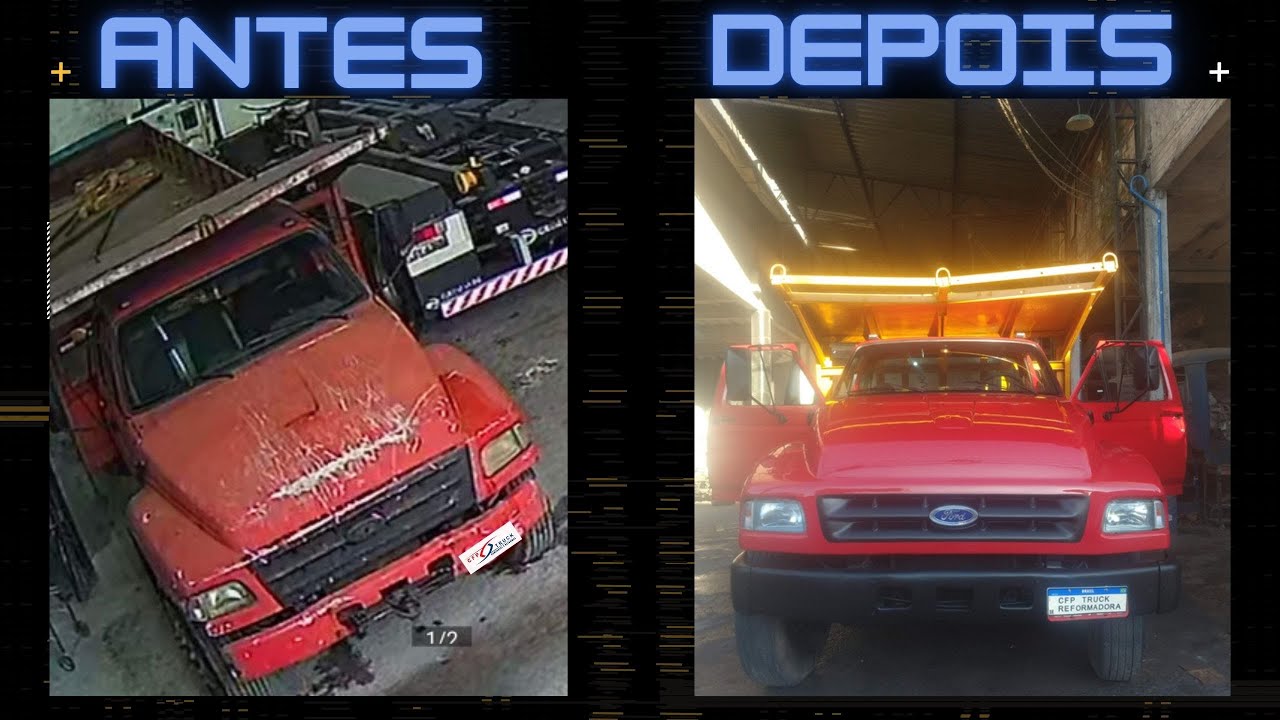 Cabine Ford 14000 "Sapão" Reformada - YouTube