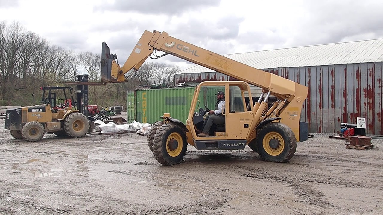 Gehl DL8H Telehandler - YouTube