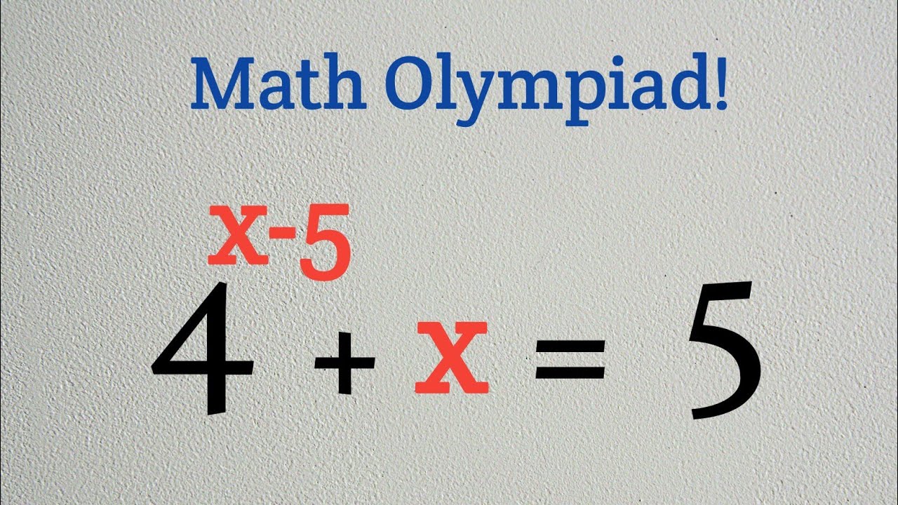 Hardest Math | How to solve for X in this problem ? | Math Olympiad ...