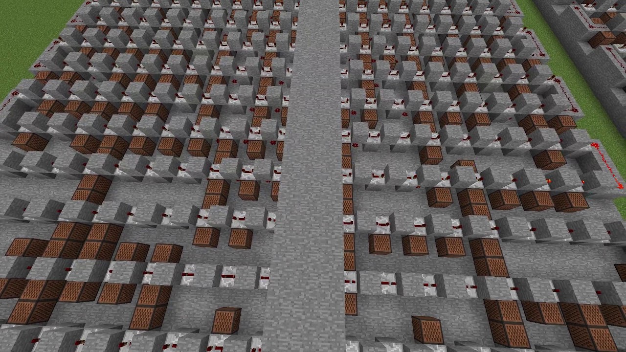 Minecraft Note Block song Build our Machine - YouTube