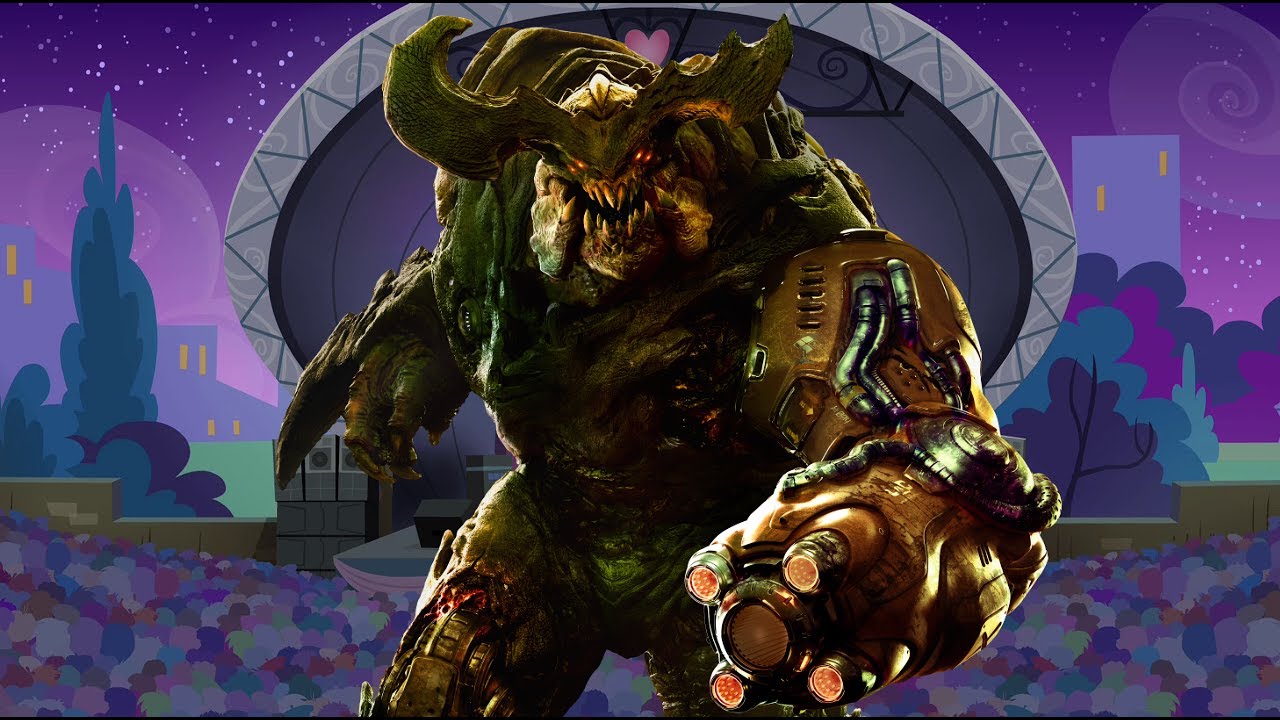 DOOM Cyberdemon Bossfight - Welcome to the Show - YouTube