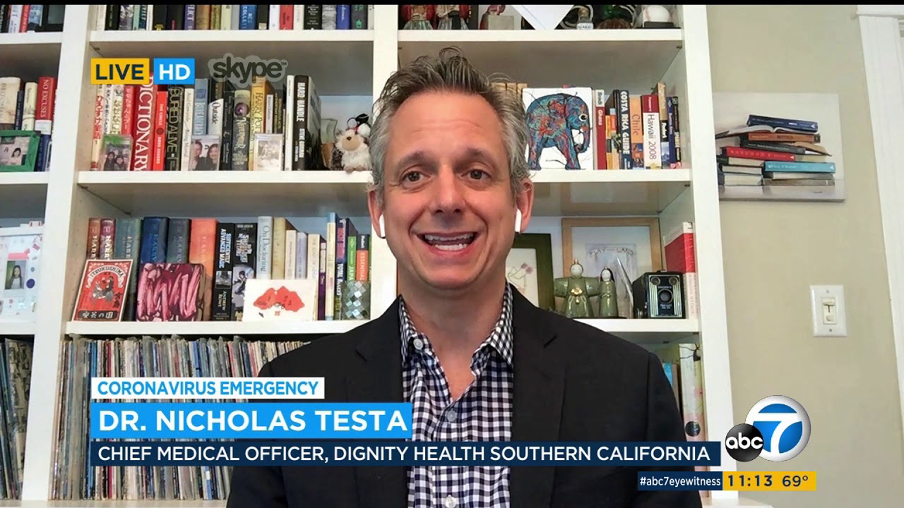 Dr. Nicholas Testa May 20 Coronavirus Updates on ABC 7 - YouTube
