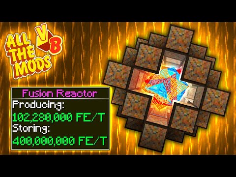 102.28 MFE/T FUSION REACTOR SETUP! EP15 | Minecraft ATM: Volcano Block [Modded Questing SkyBlock]