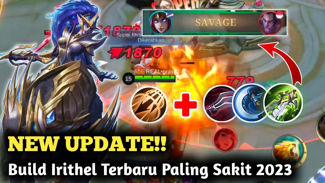 Auto savage!! Ini build irithel terbaru paling sakit 2023 - YouTube