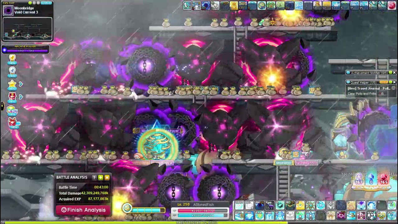 [GMS Reboot] Maplestory - Illium Moonbridge: Void Current 3 Training ...
