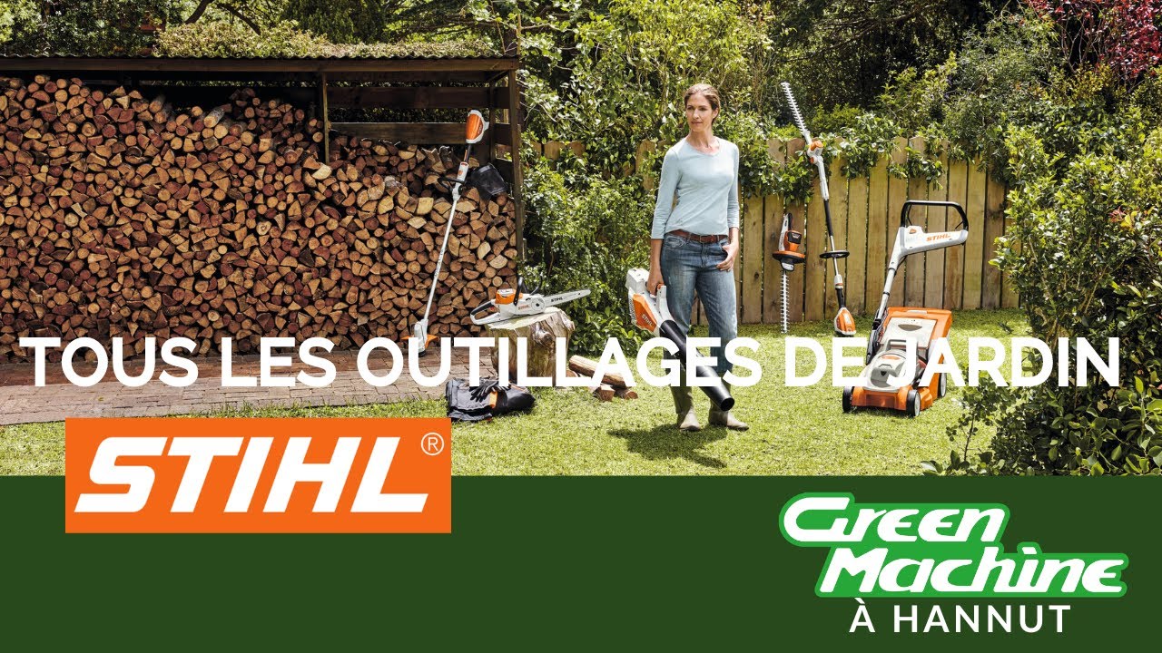Outillage Jardin STIHL à Hannut - Green Machine - YouTube