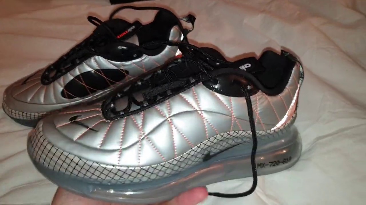 Unboxing NIKE AIX MAX MX-720-818 METALIC SILVER/BLACK - YouTube