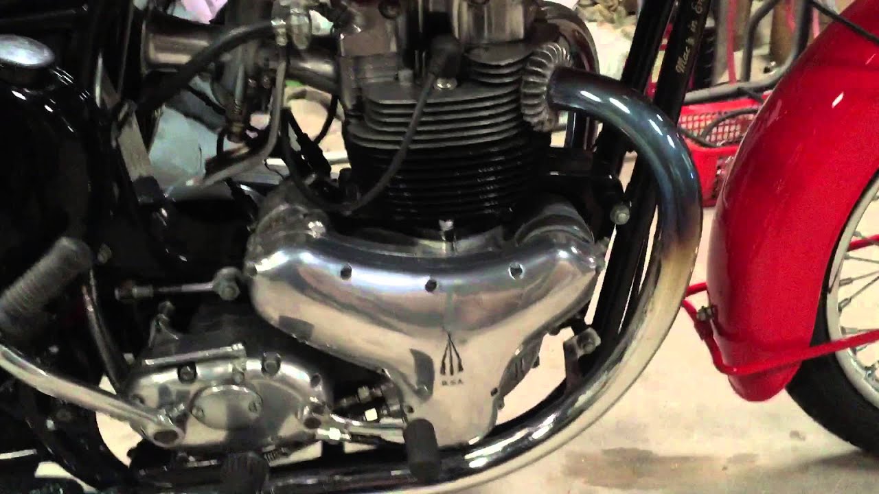 BSA Super Rocket start Up - YouTube