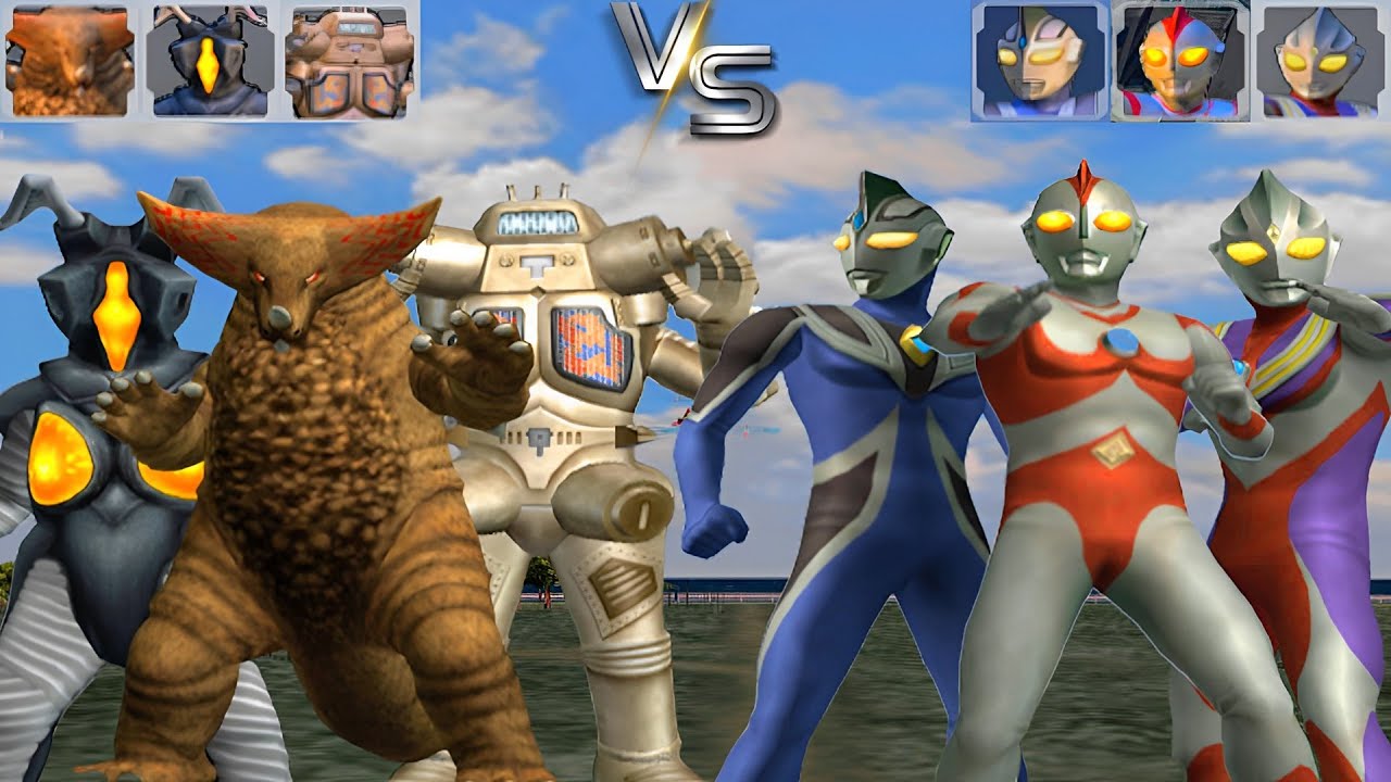 UFE3:Jayden/Gomorrah/King Joe VS Ultraman Agul/ultraman 80/Ultraman ...