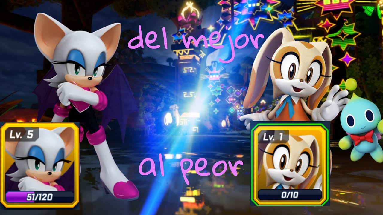 top 10 personajes raros de sonic forces speed battle del peor al mejor ...