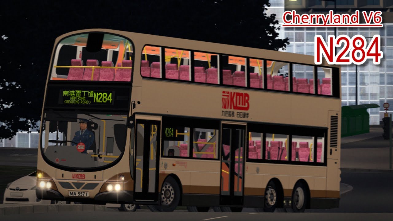 OMSI | Cherryland V6 | N284 | Volvo B10TL Super Olympian 12m (AVW) | Additional Bus - YouTube