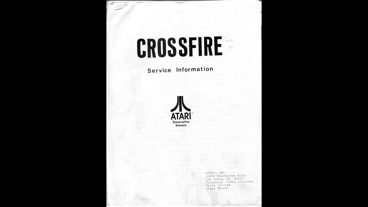 Crossfire Arcade (Atari) 1975 - YouTube