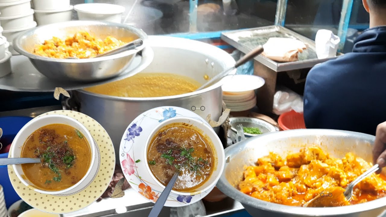 Special Beef Haleem | Street Food Bangladesh | Spicy Chicken Halim ...