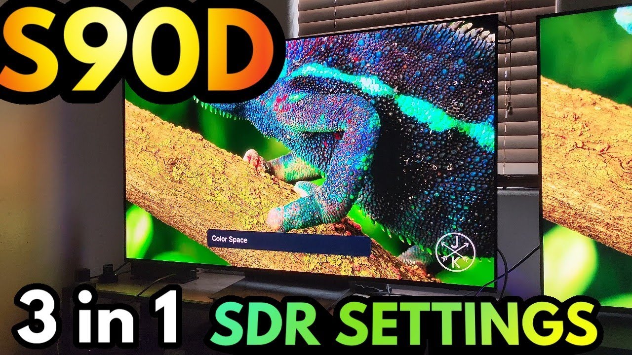 3 in 1 Samsung S90D Settings - YouTube