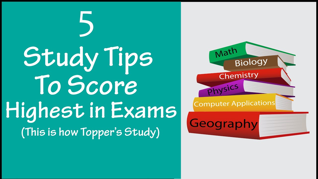 5 Secret Study Tips to Score Highest in Exams || How to Study ...