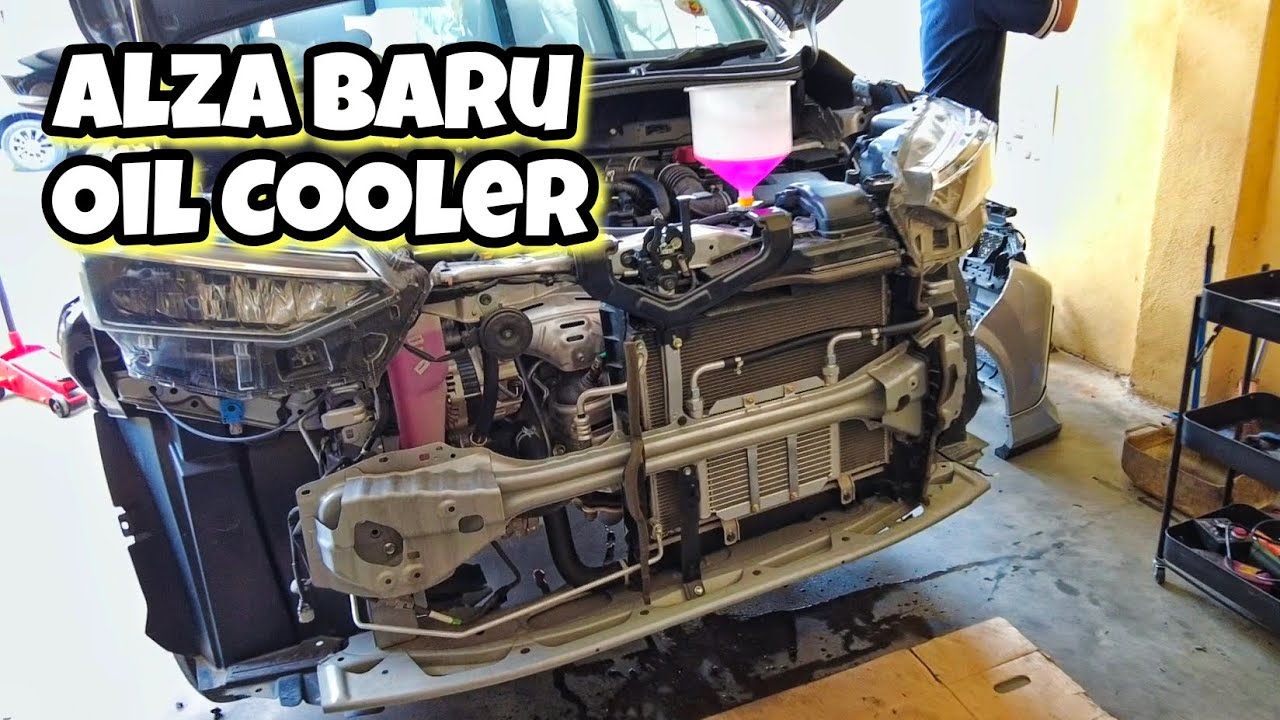Perodua Alza Baru D27A pasang External ATF Oil Cooler,sejuk minyak ...