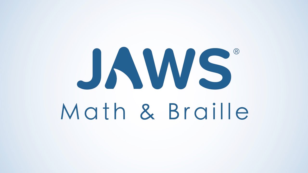 JAWS Math and Braille: Teaching Resources - YouTube