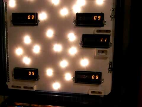 Bally HOT DOGGIN' pinball machine: score levels and bookkeeping data ...