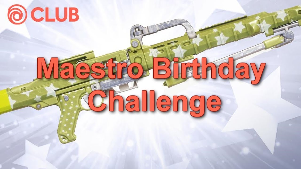 Maestro Birthday Challenge - Maestro’s Gift weapon skin ULTRA HD pack ...